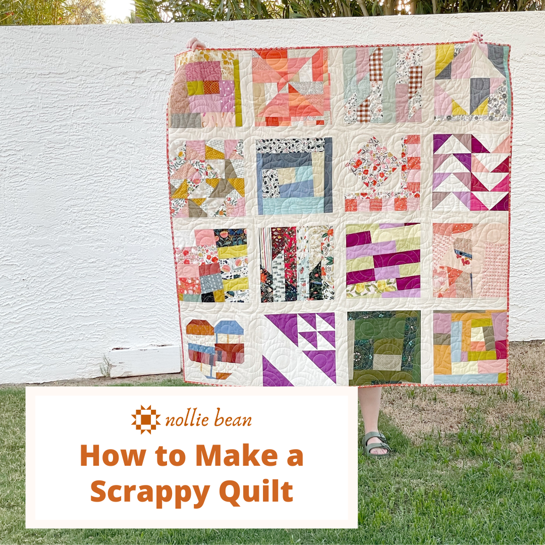How to use your fabric scraps to make a new quilt! – Nollie + Bean