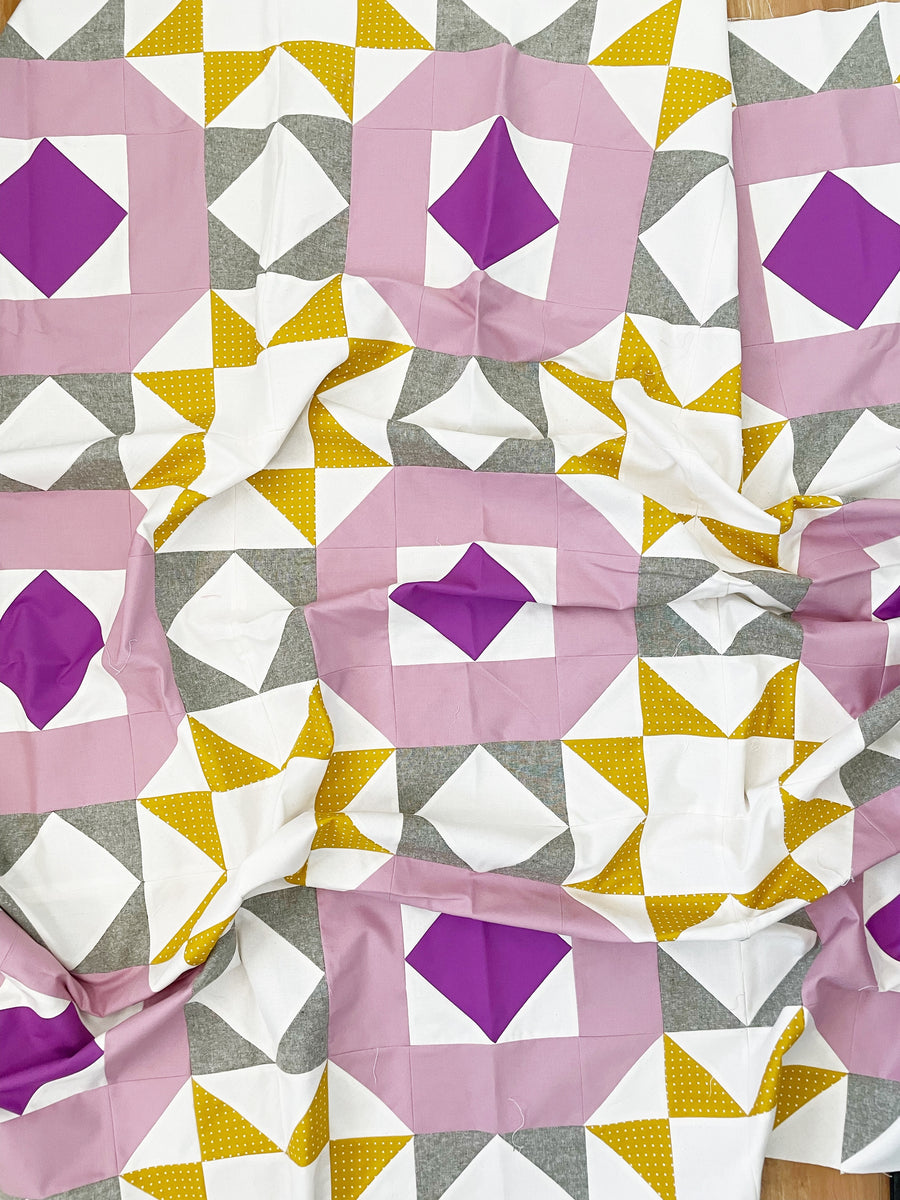 Avalon Quilt Kit in Citrine + Quartz – Nollie + Bean